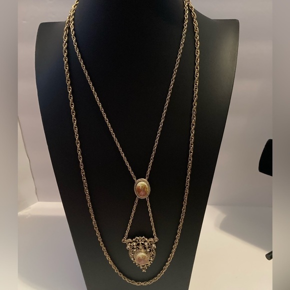 Jewelry | Vintage Estate Double Cameo Victorian Revival Necklace | Poshmark